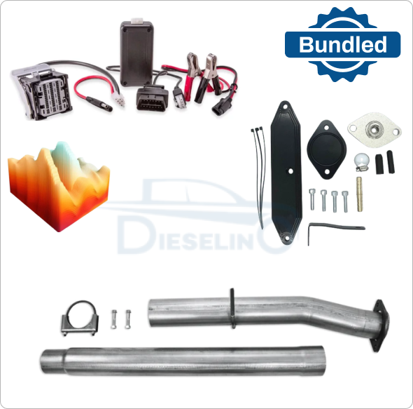 Full DPF, DEF, EGR Delete Kit 6.7 Ford Powerstroke 2020-2022 ...