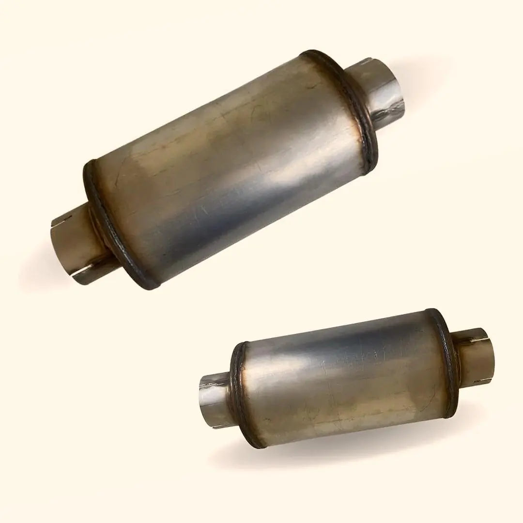 Universal 4''/5'' Stainless Steel Diesel Muffler | Dieselino