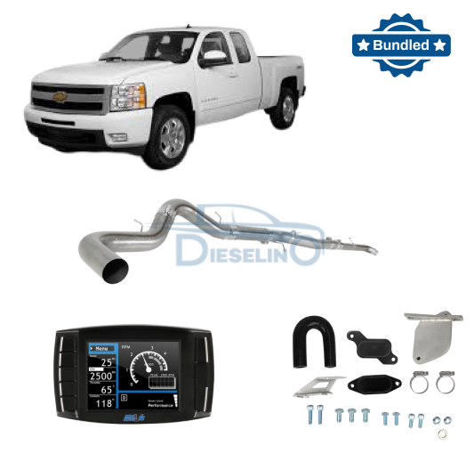 6.6 LMM Duramax Full Delete Kit with H&S Mini Maxx V1/V2 | 2007-2010 ...